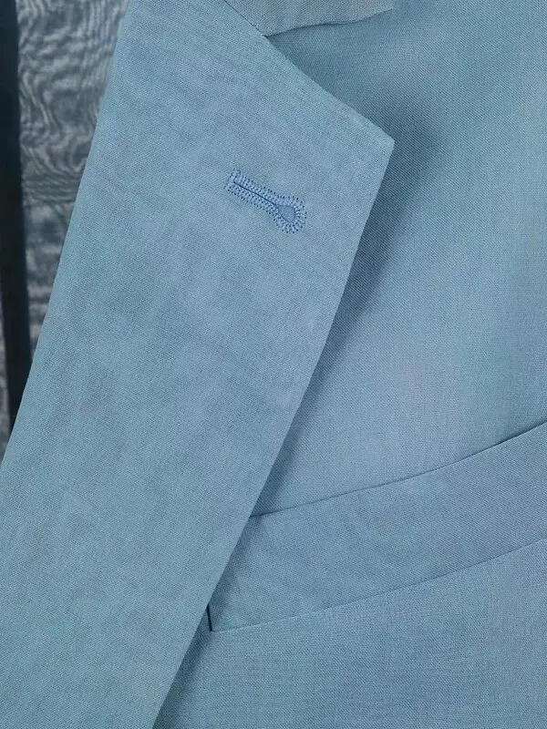 Brunello Cucinelli Buttoned Cotton Blazer