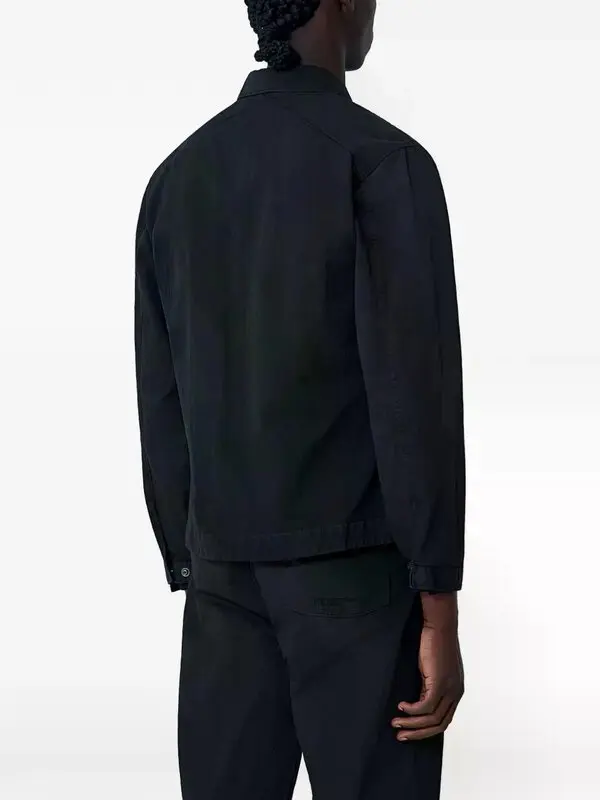MOOS STUDIO Gabardine Pocketed Shirt Jacket