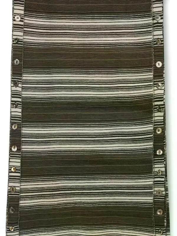 Miss Sixty Striped Maxi Skirt - Brown