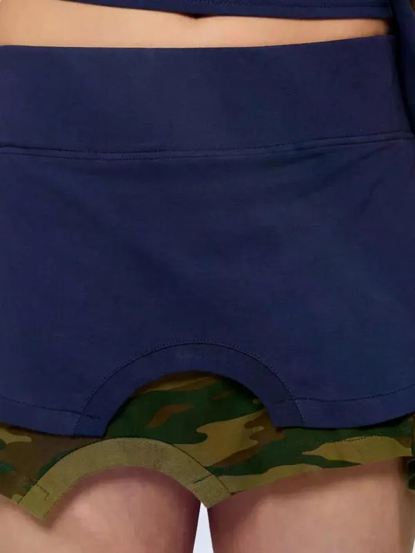 GINA CORRIERI Layered Mini Skirt