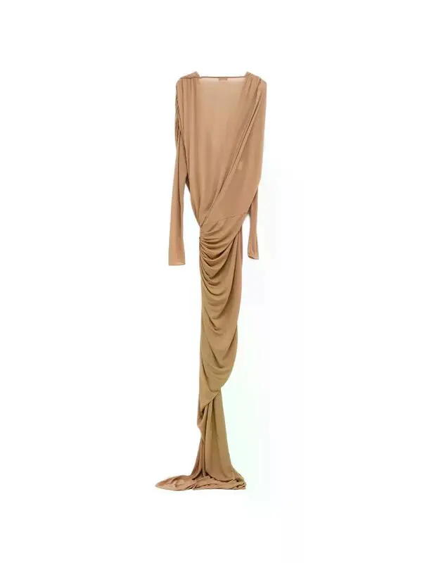 Atlein Draped Split Maxi Dress