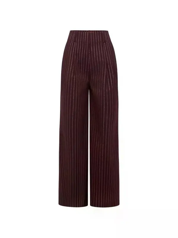 SIMONMILLER Bloo Pinstripe Trousers - Red
