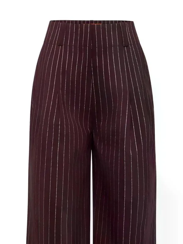 SIMONMILLER Bloo Pinstripe Trousers - Red