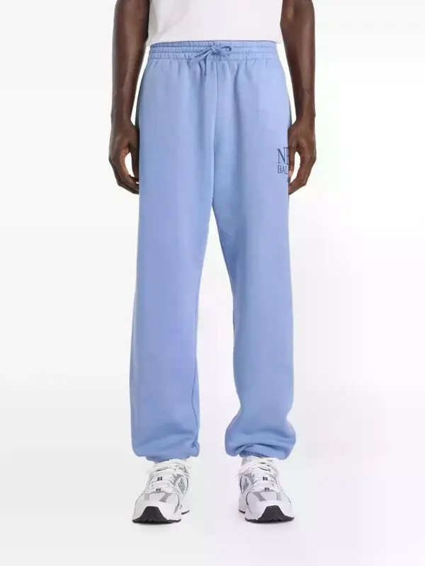 NEW BALANCE Drawstring Logo Fleece Track Pants