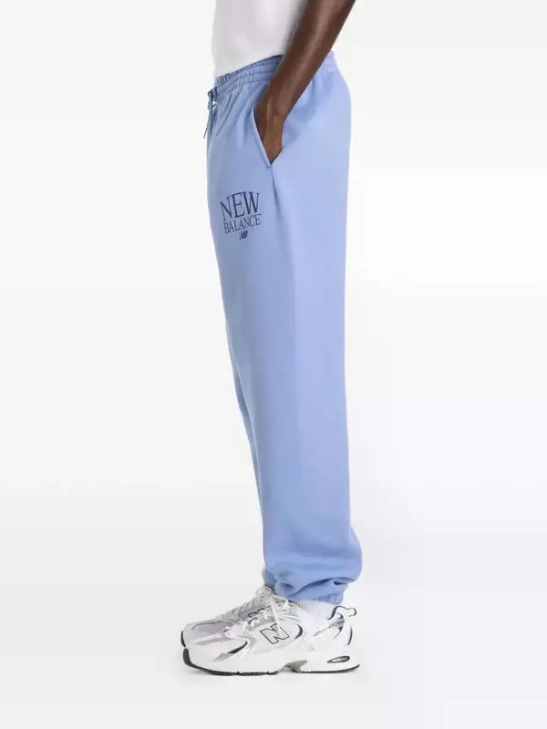 NEW BALANCE Drawstring Logo Fleece Track Pants