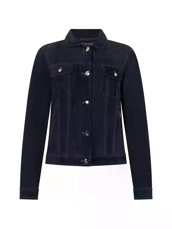 MOORER Flap-pocket Jacket - Blue