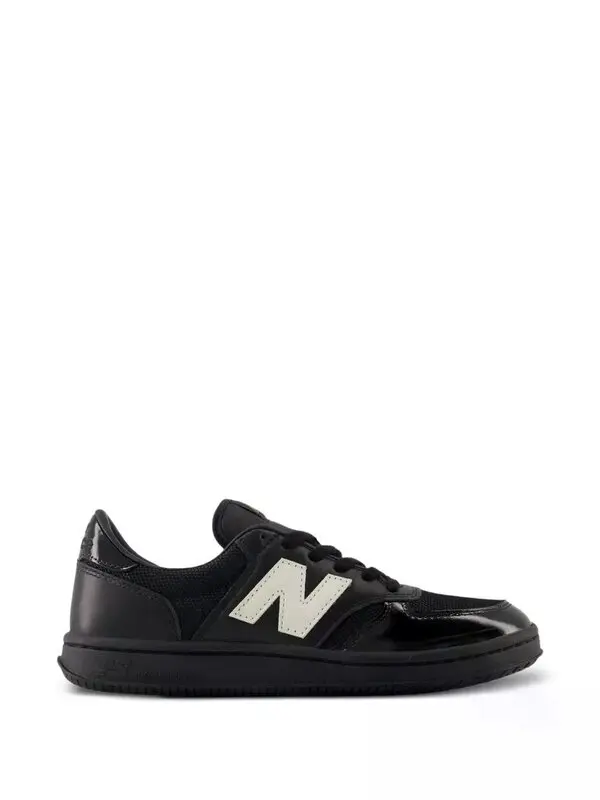 NEW BALANCE Patent Leather And Mesh Sneakers