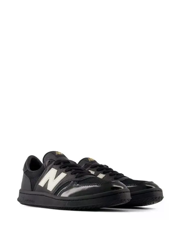 NEW BALANCE Patent Leather And Mesh Sneakers
