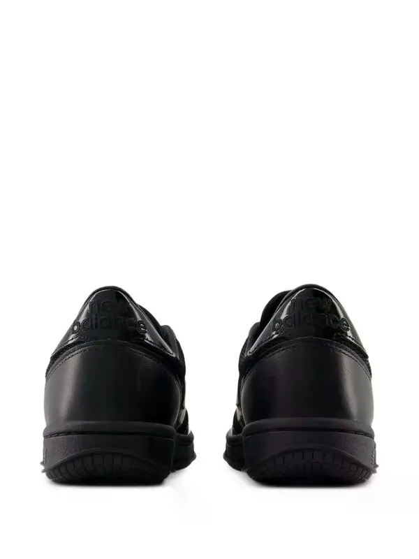 NEW BALANCE Patent Leather And Mesh Sneakers