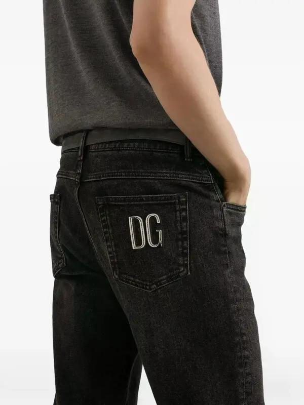 Dolce & Gabbana Logo-patch Jeans