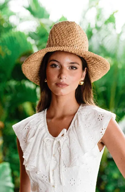 BRUNNA.CO Nina Raffia Hat