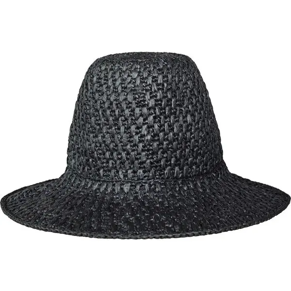 BRUNNA.CO Nina Raffia Hat - Black