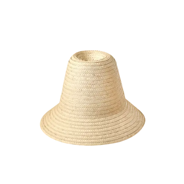 BRUNNA.CO The Margo Palm Straw Hat - Beige