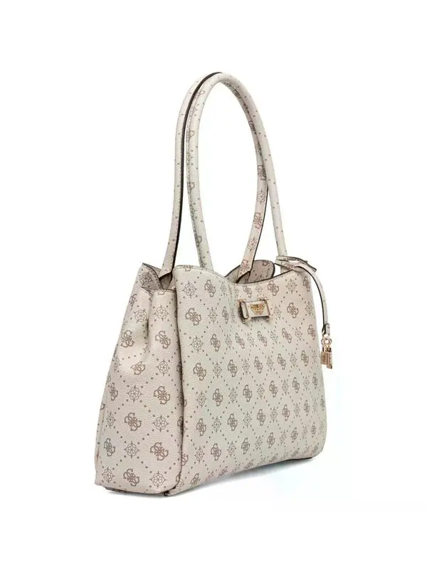 Guess Logo Charm Tote