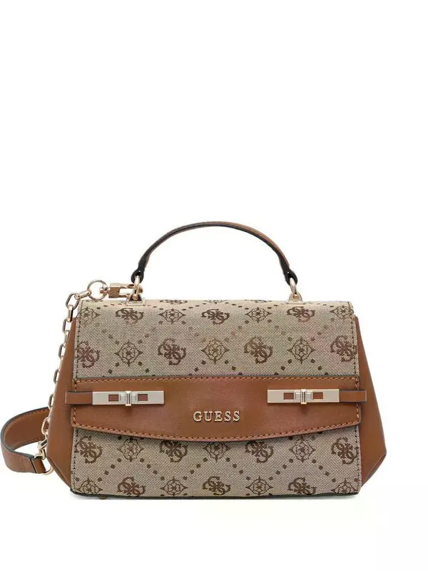 Guess Pattern Chain Tote Bag