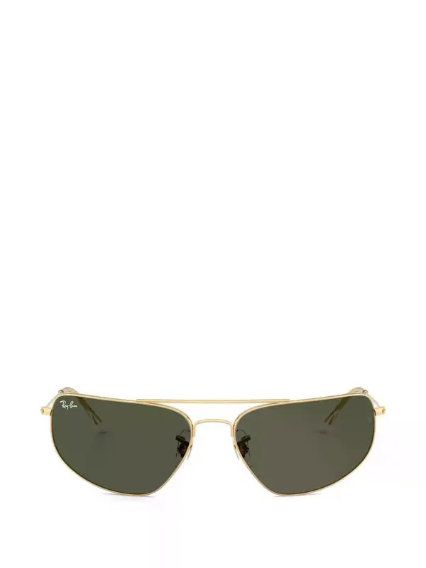 Ray-ban Rectangle Frame Sunglasses - Gold