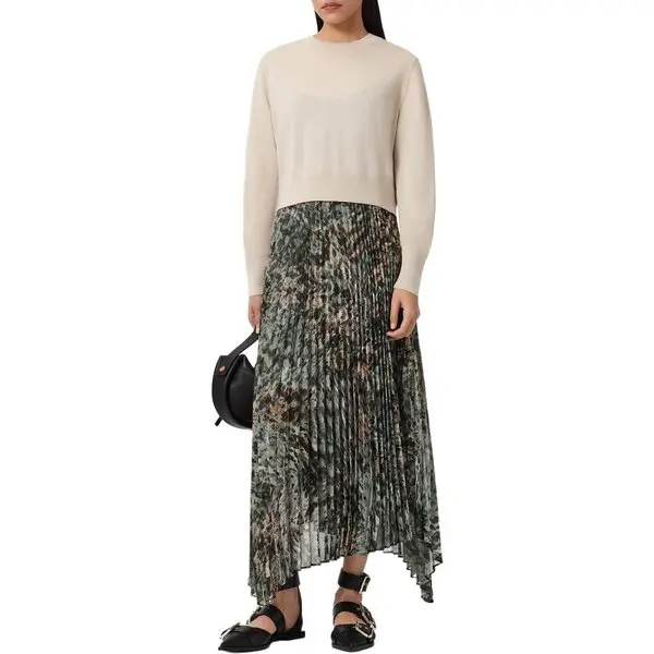 ALLSAINTS Anni Sweater & Maxi Slipdress Set