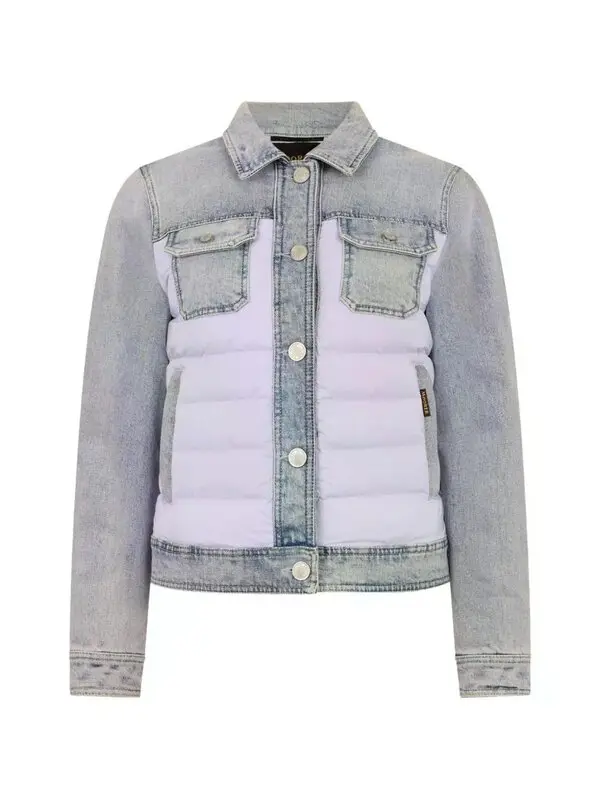 MOORER Quilted Puffer Jacket - Blue