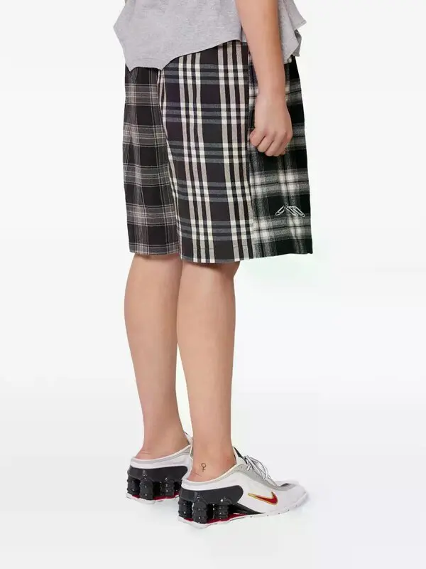 GINA CORRIERI Checkered Shorts