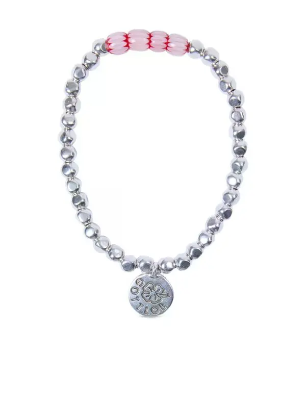 GOTTLOB Clover-engraved Bracelet - Silver