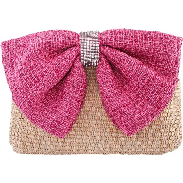 Nina Tula Clutch - Pink/natural