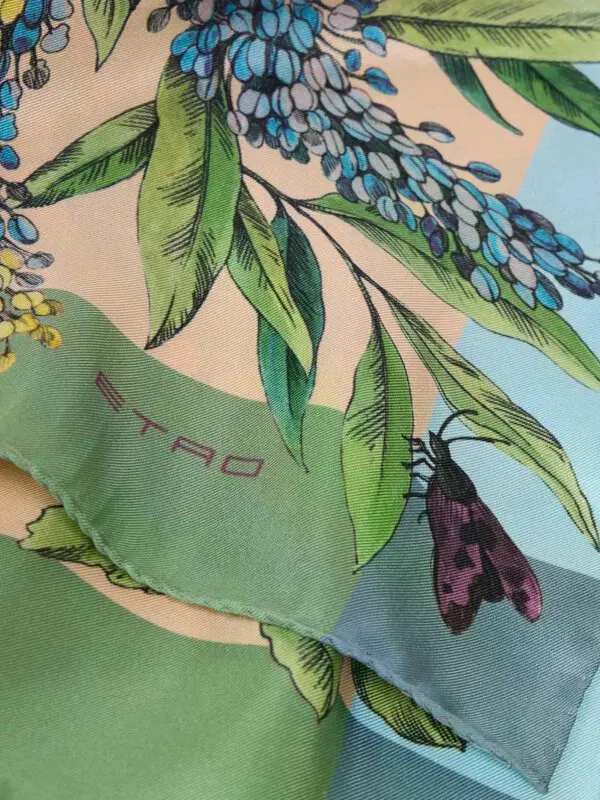 Etro Floral Silk Scarf