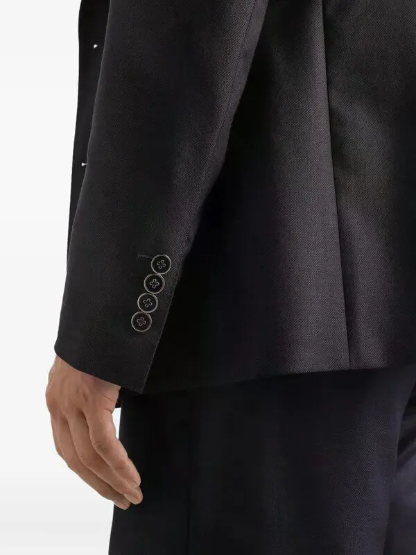 Dolce & Gabbana Double-breasted Buttoned Blazer - Blue