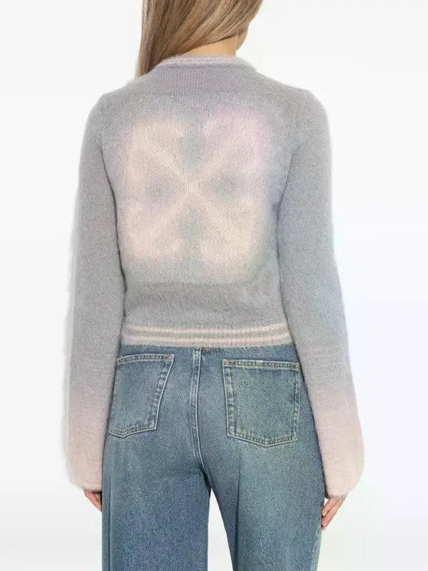 Off-White Embellished Logo Knit Sweater