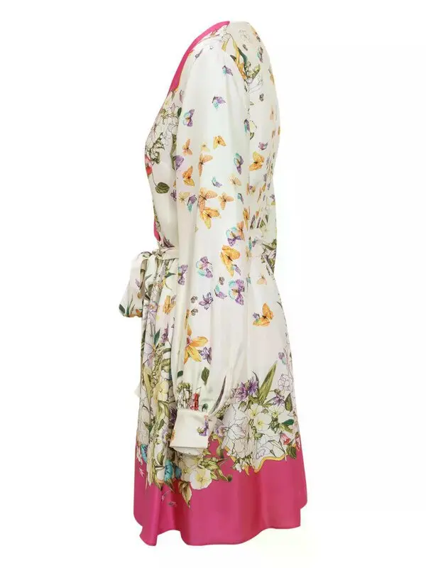 ANNA MOLINARI Butterfly Floral Pattern Dress