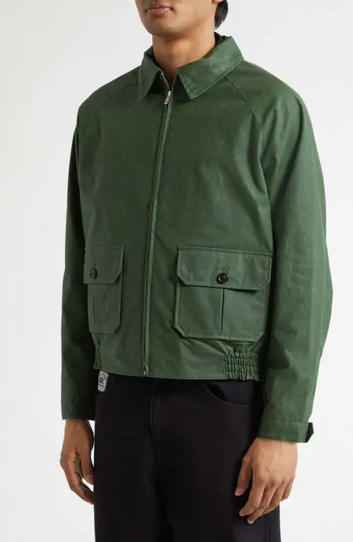 BODE Waxed Cotton Coach's Jacket - Green