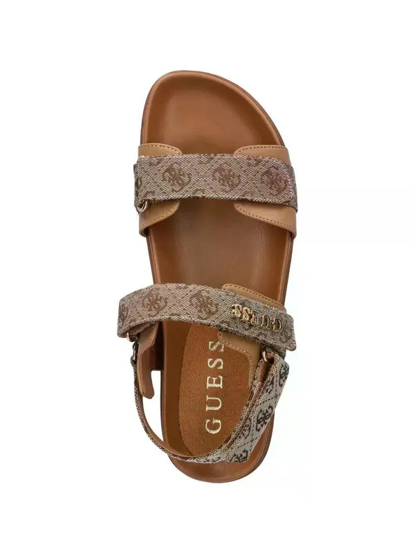 Guess Monogram-strap Sandals