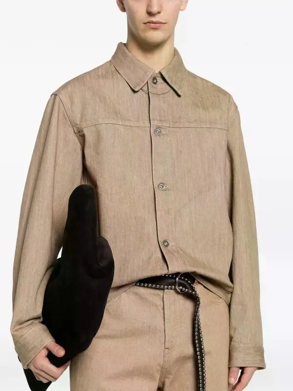 JIL SANDER Button Jacket - Neutrals