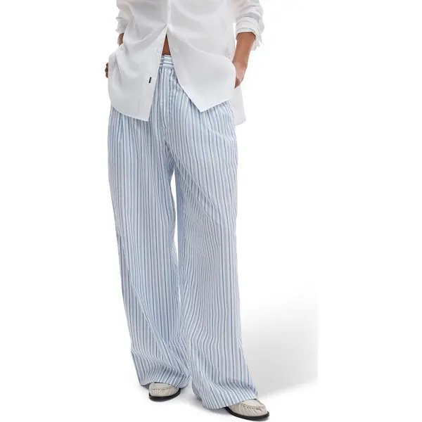 Rag & Bone Chappell Stripe Cotton Poplin Pants