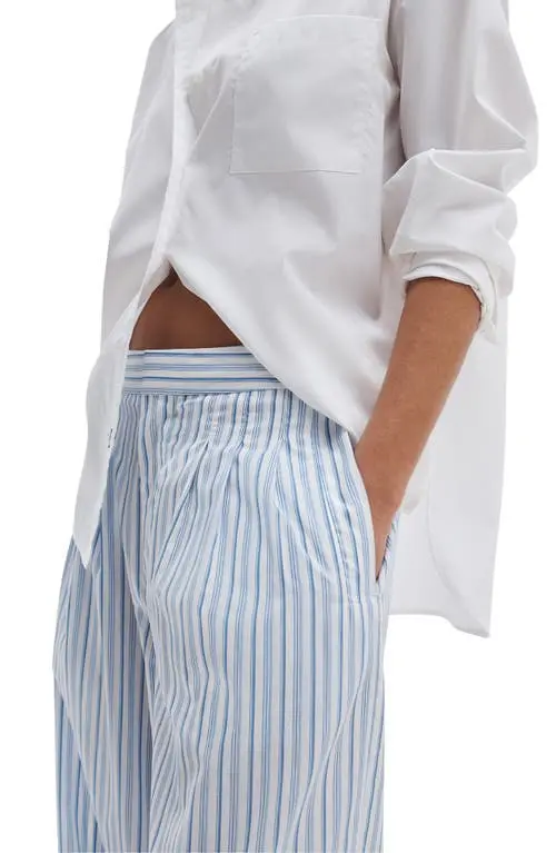 Rag & Bone Chappell Stripe Cotton Poplin Pants