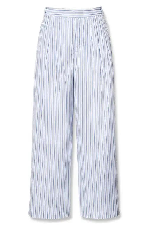 Rag & Bone Chappell Stripe Cotton Poplin Pants