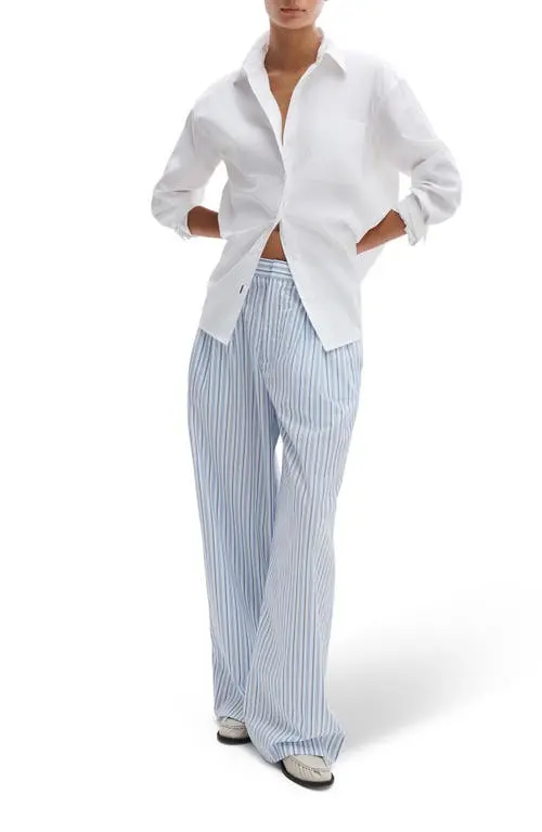 Rag & Bone Chappell Stripe Cotton Poplin Pants
