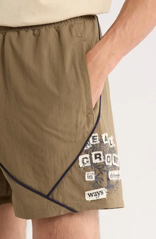 HONOR THE GIFT Growth Track Shorts - Pebble