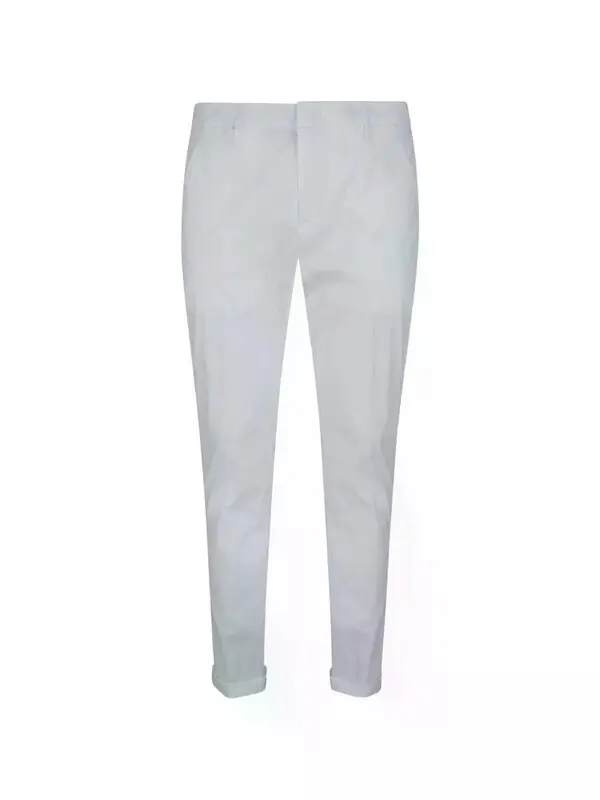 DONDUP Cuffed-hem Trousers - White