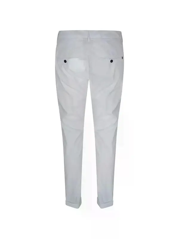 DONDUP Cuffed-hem Trousers - White