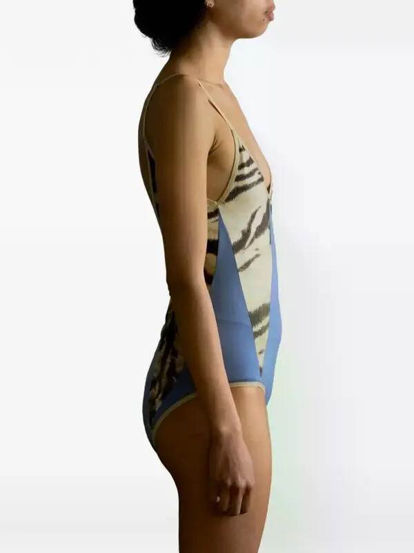 BASERANGE Tiger-print Net Body