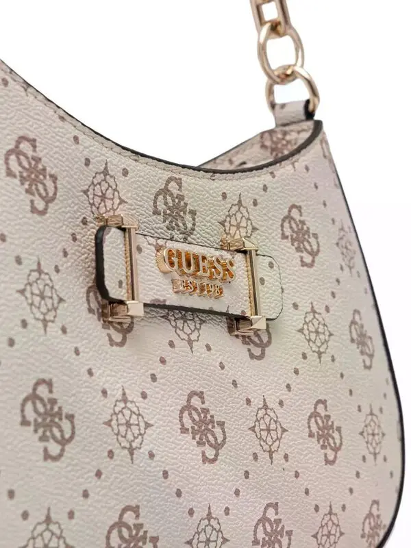 Guess Monogram Chain Shoulder Bag
