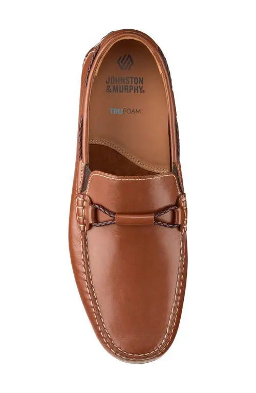 Johnston & Murphy Cort 2.0 Bit Loafer - Tan Full Grain
