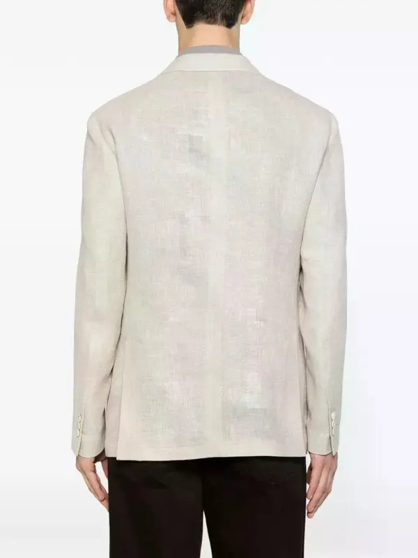 LARDINI Patch-pocket Blazer - Neutrals