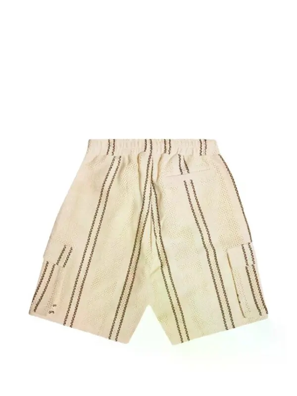 ONLY THE BLIND Striped Cargo Shorts
