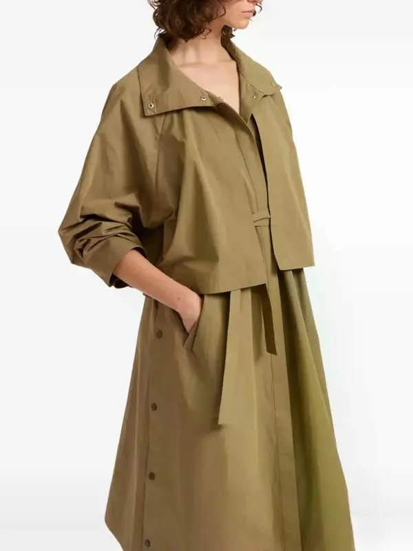 YVES SALOMON Oversized Cotton Coat