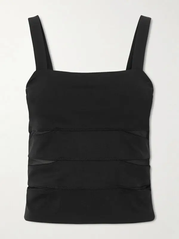ERES Morgan Mesh-paneled Stretch-jersey Tank