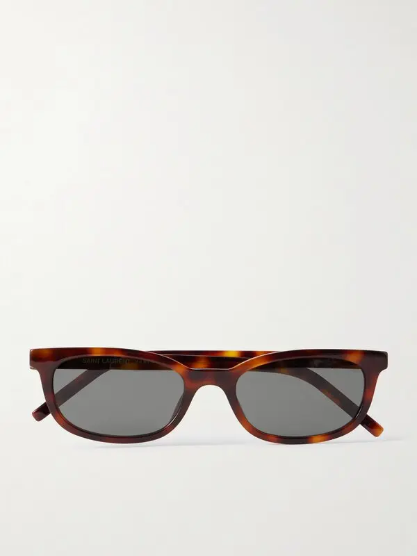 Saint Laurent Cat-eye Acetate Sunglasses - Tortoiseshell