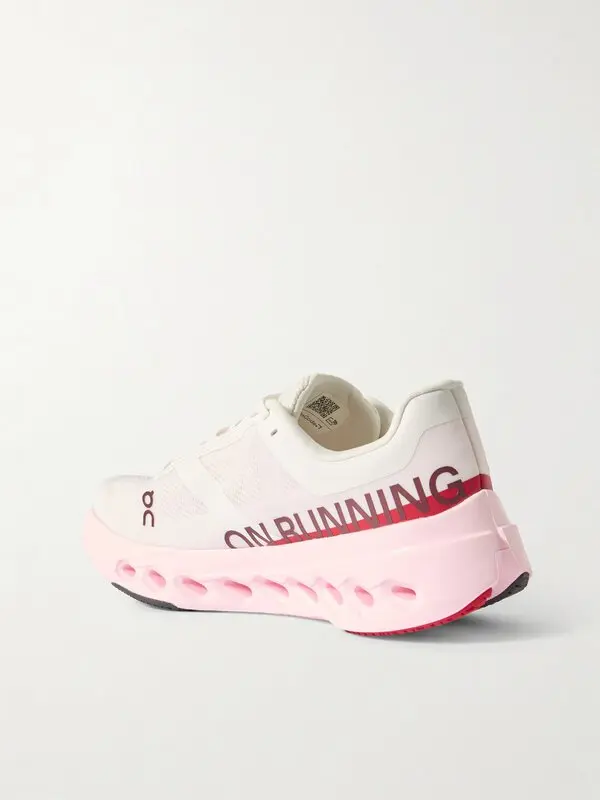 On Cloudsurfer Next Rubber-trimmed Mesh Sneakers - Pink