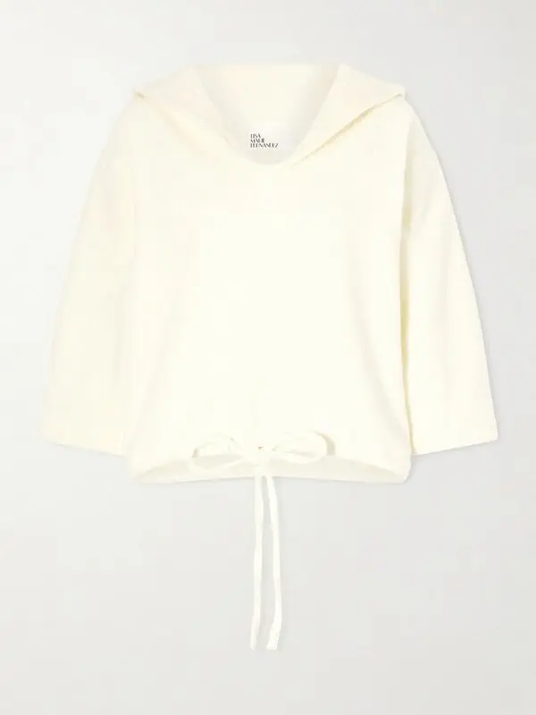 Lisa Marie Fernandez Sailor Cotton-terry Top - Neutrals