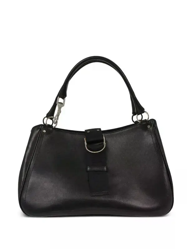 Dior 2003 Leather Tote Bag - Black
